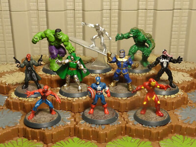 Build Your Heroscape Army - Complete Marvel: Conflict Begins 10 Figures ...
