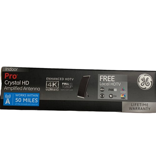 GE 48732 Pro Crystal Amplified Indoor Antenna Full HD 4k for sale ...