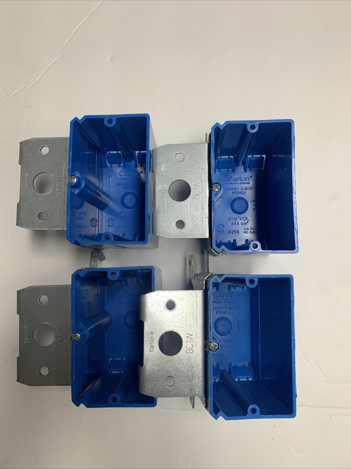 Carlon Lamson & Sessons B121ADJ Single Gang Adjust-A-Box Work Box, Pack ...