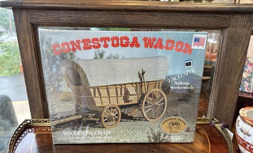 Vintage 1977 Allwood Brand Wooden Conestoga Wagon Model Kit 5012 New ...