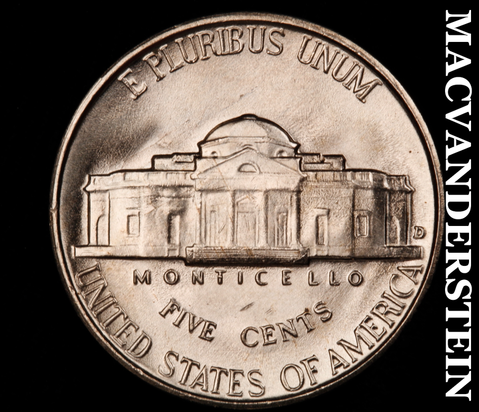 1942-D Jefferson Nickel - Steps - Choice Gem Brilliant Unc Lustrous #D5220 | eBay