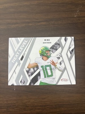 2024 SAGE HIT Low Series - Next Level Bo Nix #88 Silver (RC) | eBay