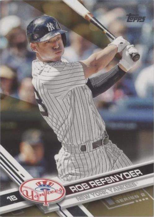 2017 Topps - Rob Refsnyder #692 Gold /2017 for sale online | eBay