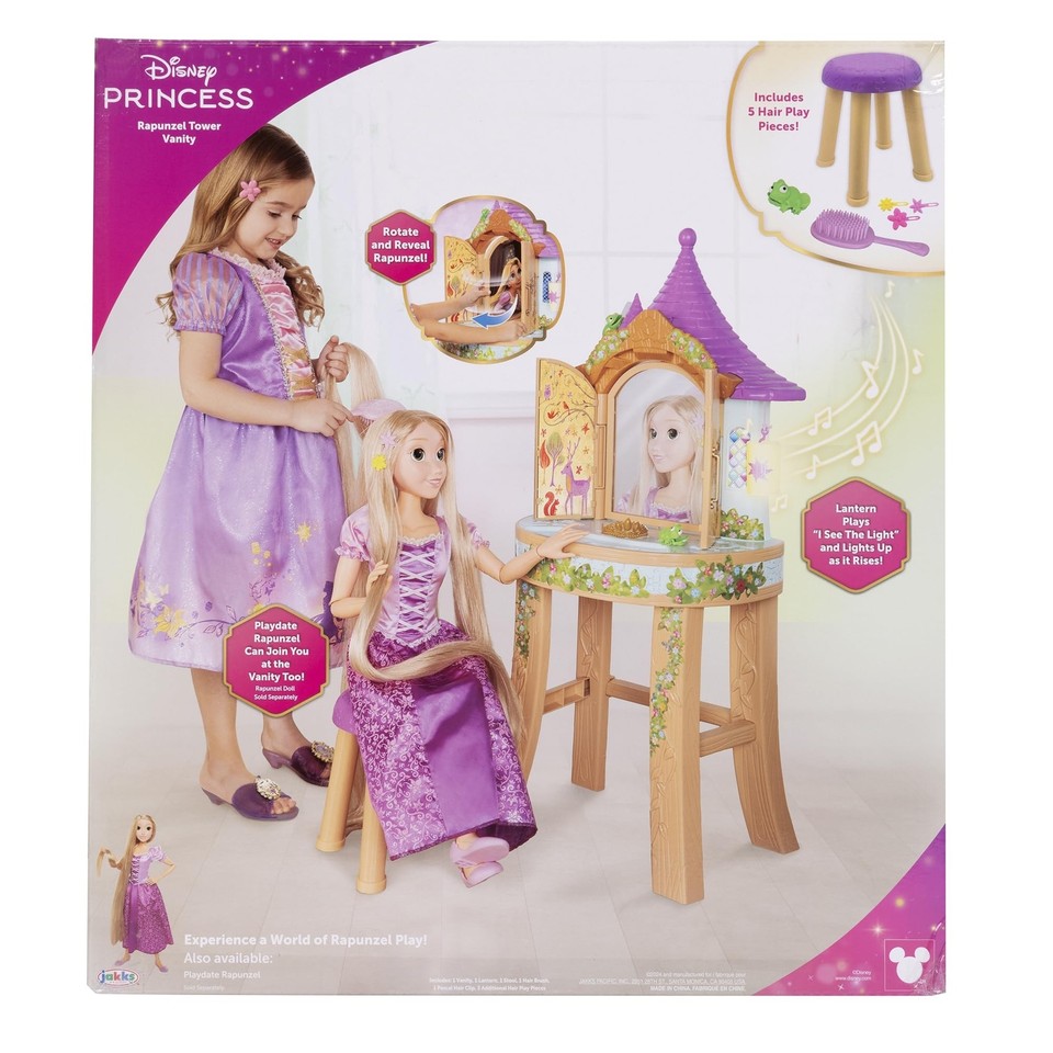 Rapunzel Vanity Disney's Tangled Rapunzel's Tower Vanity Playset with ...