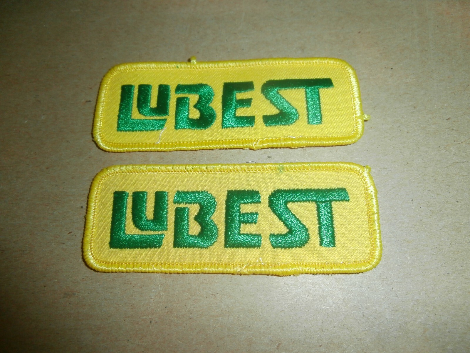 2 Vintage Embroidered Patches LuBest Lu Best Patchj | eBay