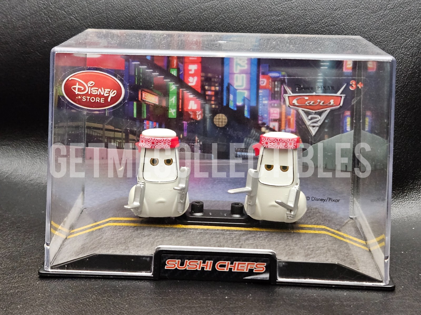 DISNEY STORE PIXAR CARS SUSHI CHEFS ACRYLIC CASE SAVE 6% GMC | eBay