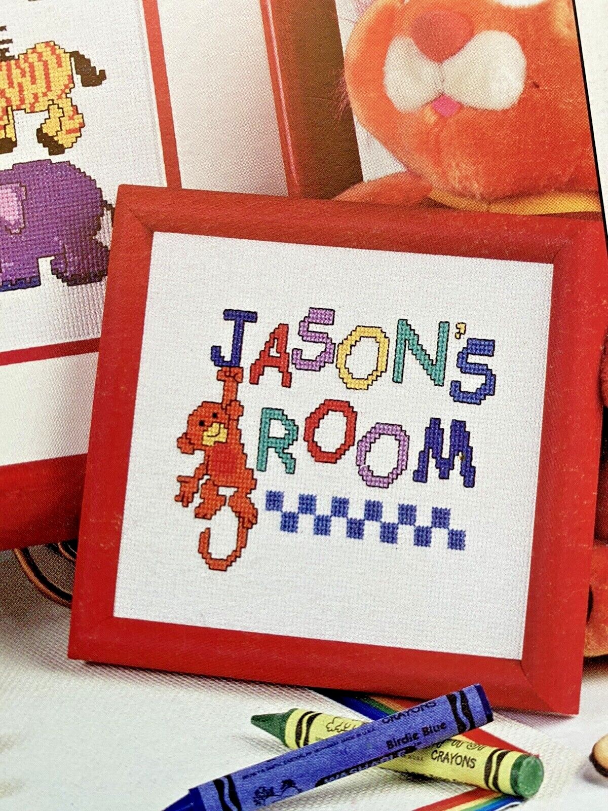 Cross Stitch Animal Crackers and Alphabet Design Connection Book ...