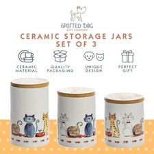 Cat Storage Jars for sale | eBay