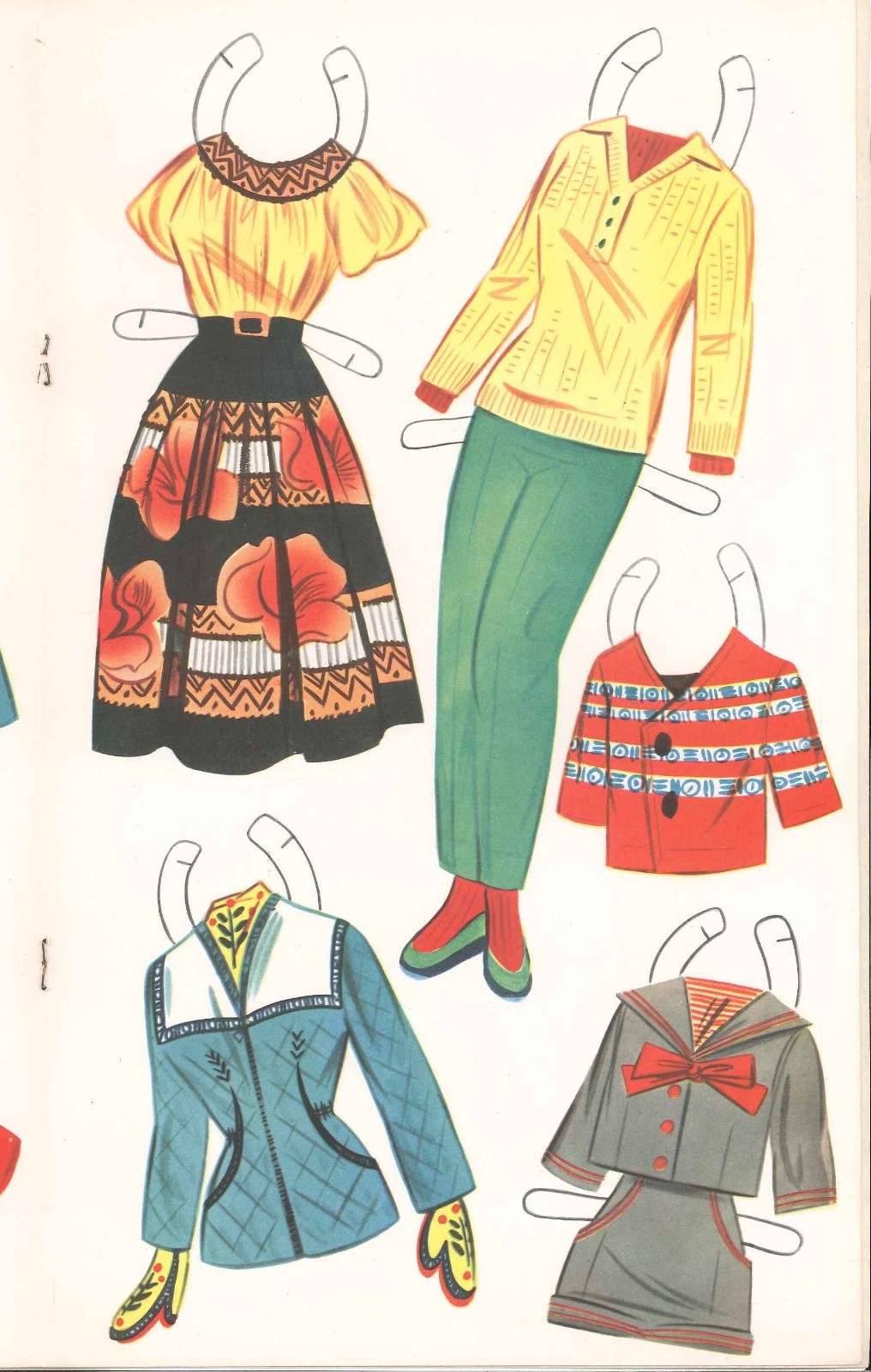 VNTG 1960S NANCY TRIP PAPER DOLL LASER REPRODUCTIN~Org SZ UNCT FREE S&H ...