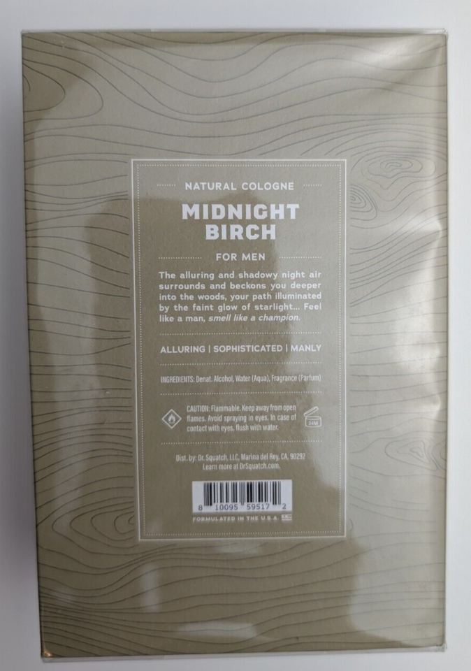 Dr. Squatch Midnight Birch Cologne | eBay