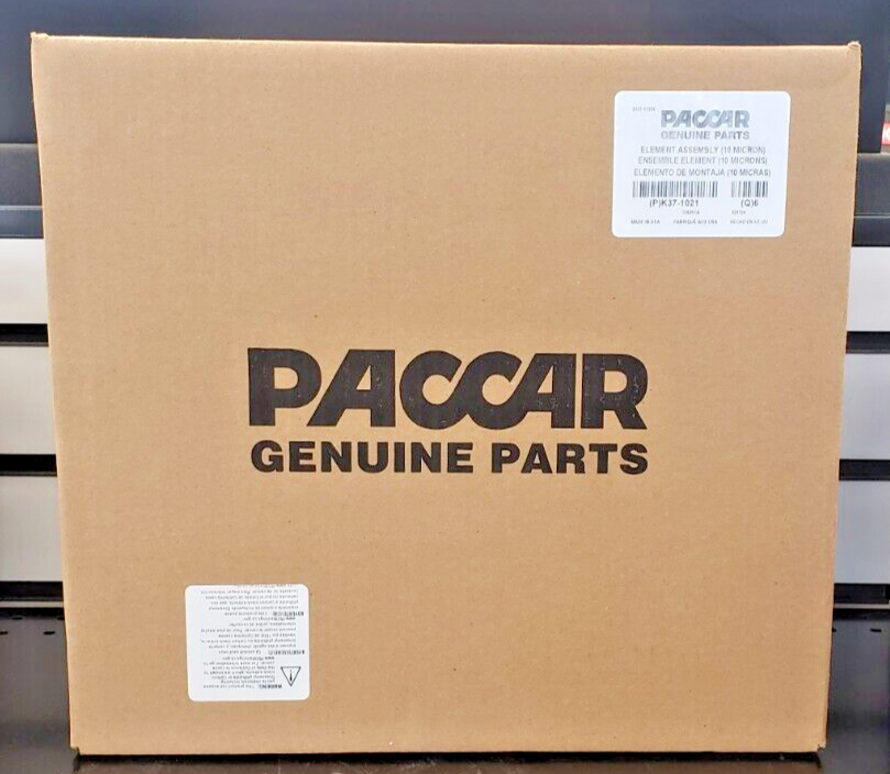 ~ BRAND NEW BOX of 6- GENUINE PACCAR FUEL FILTER ELEMENT ~ 10 MICRONS ...