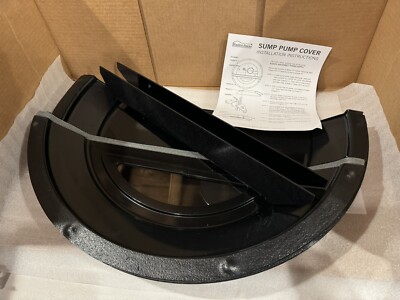 Radon Away Sump Pump Cover Basin Dome Pit Top | eBay
