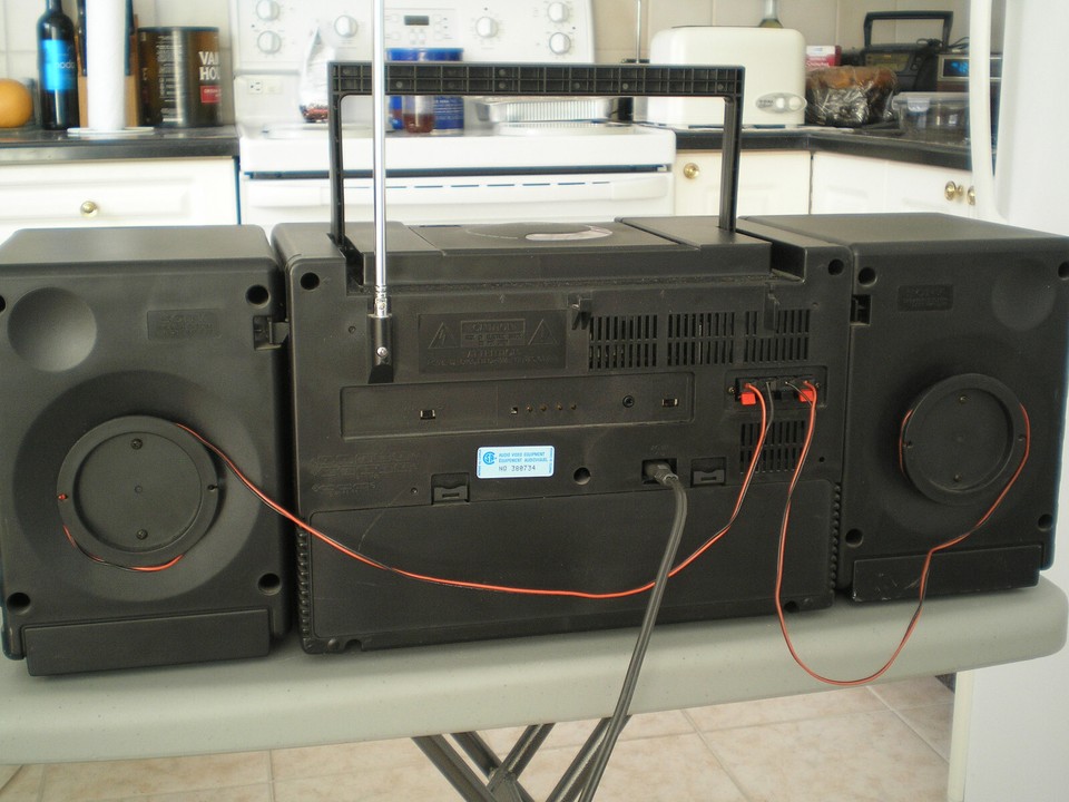 Sony CFD 740 boombox style portable CD player radio cassette, very ...