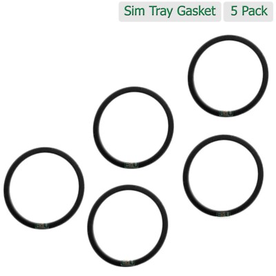 5 x For Apple iPhone 7 8 Plus X XS MAX SIM Tray Gasket SIM Tray Rubber ...