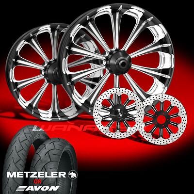 Performance Machine 18 x 5.5″ Revel Platinum Wheel Set Harley Touring ...