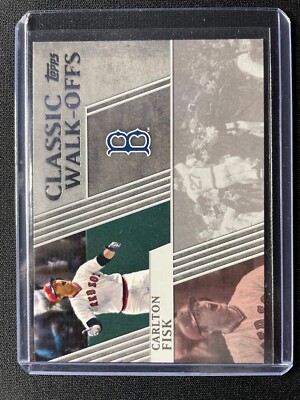 2012 Topps Carlton Fisk Classic Walk-Offs #CW-2 Red Sox!!! | eBay