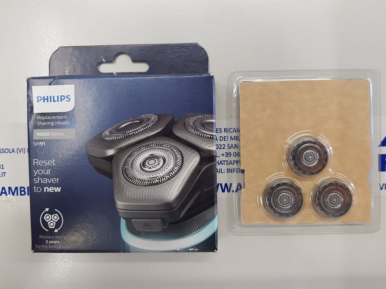 Philips SH91/50 Testine di rasatura sostitutive per rasoi Series 9000 ...