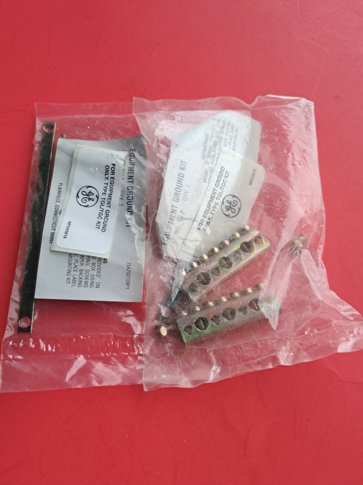 NEW General Electric GE TGL2 ( 2 Packages ) Eqp Grounding Kits | eBay