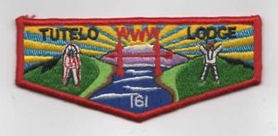 OA Tutelo Lodge 161 S23 Flap RED Bdr. Blue Ridge Mountains Council 599 ...