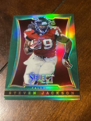 2013 Panini Select - Steven Jackson #78 Green Prizm #09/15 SSP Atlanta ...