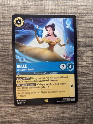 Belle Strange But Special 142/204 Disney Lorcana Legendary Rare NM Non ...