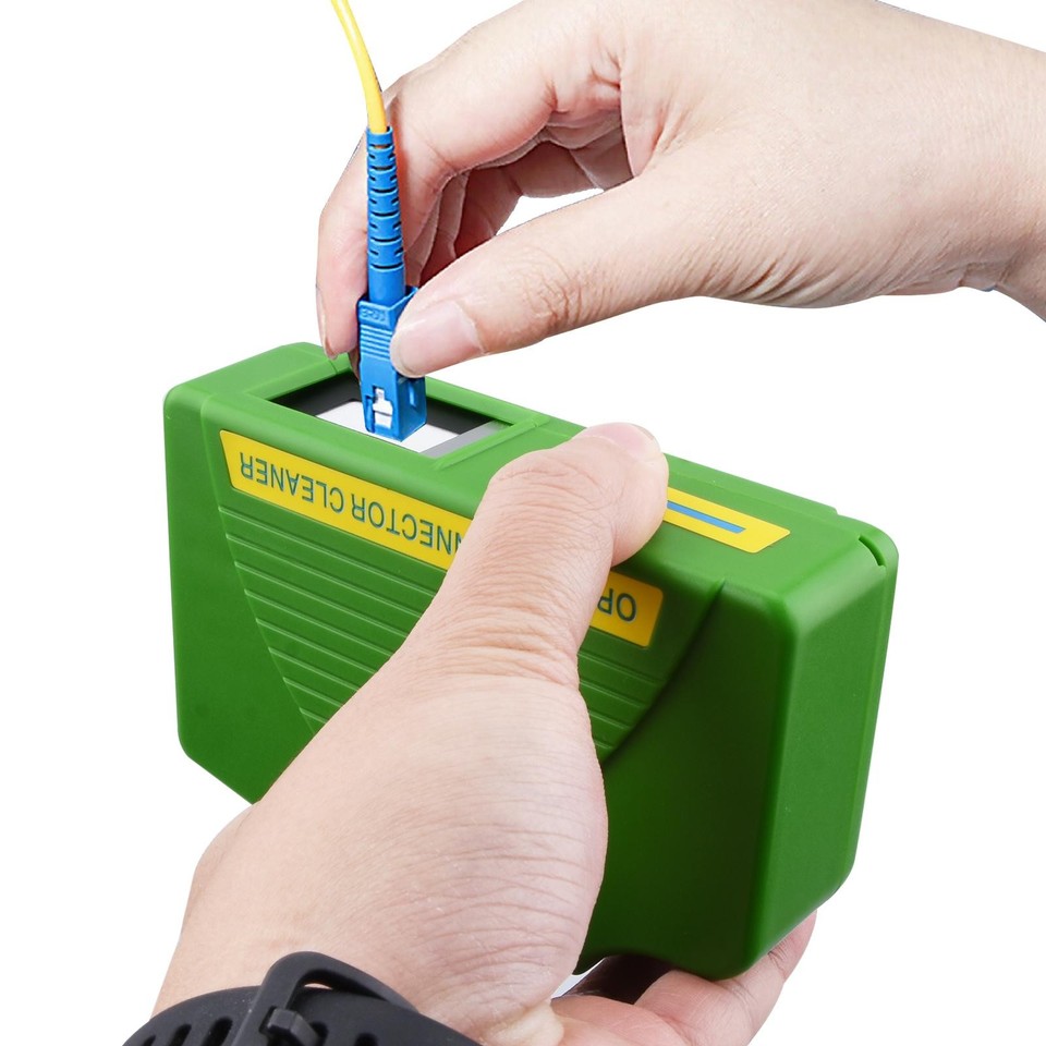 Fiber Cleaner SC ST MU FC LC Connectors Fiber Optic Cleaning Cassett ...