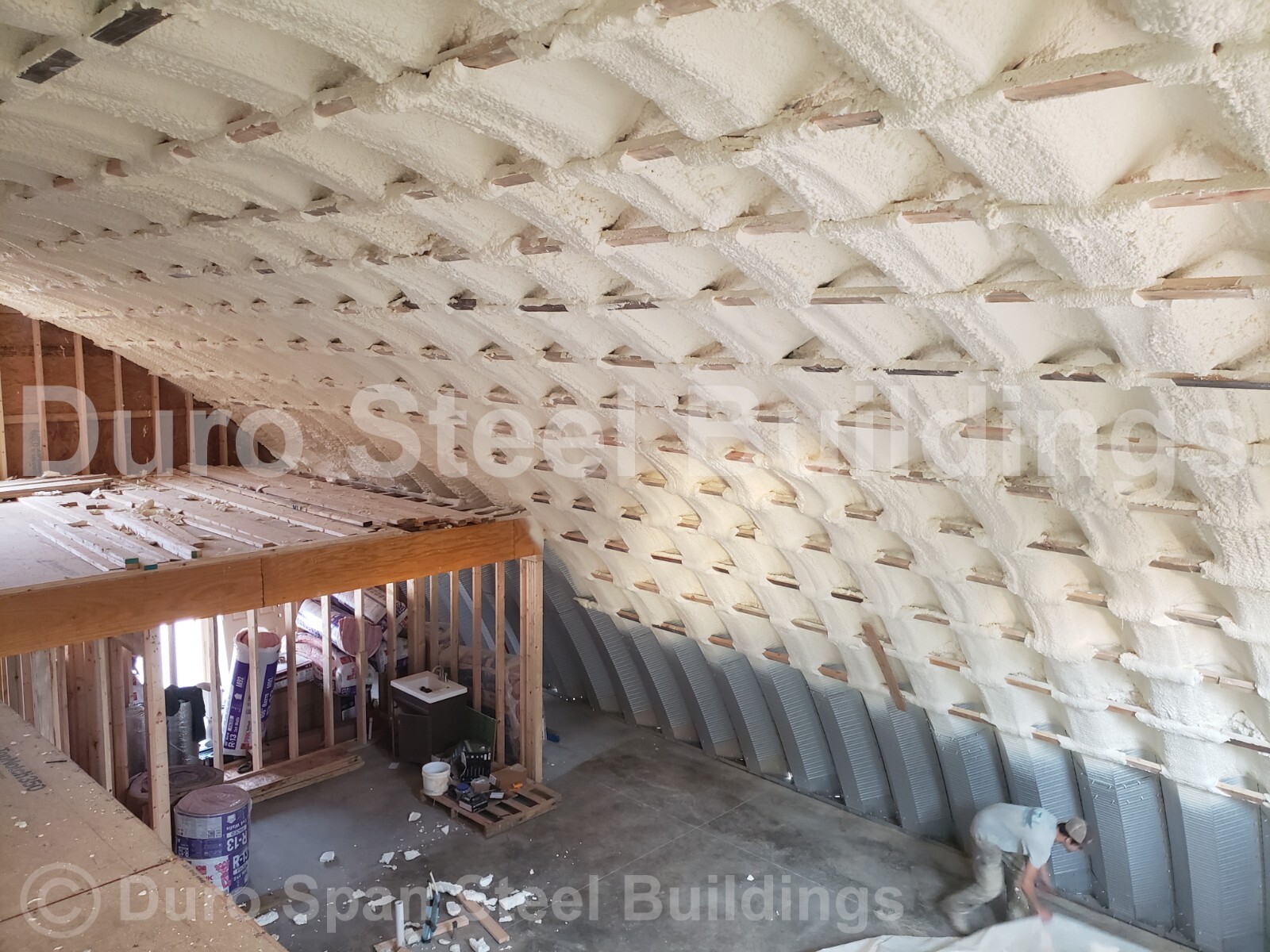 NEW DuroSPAN Steel 40x50x18 Metal Barndominium Home Buildings Sale ...