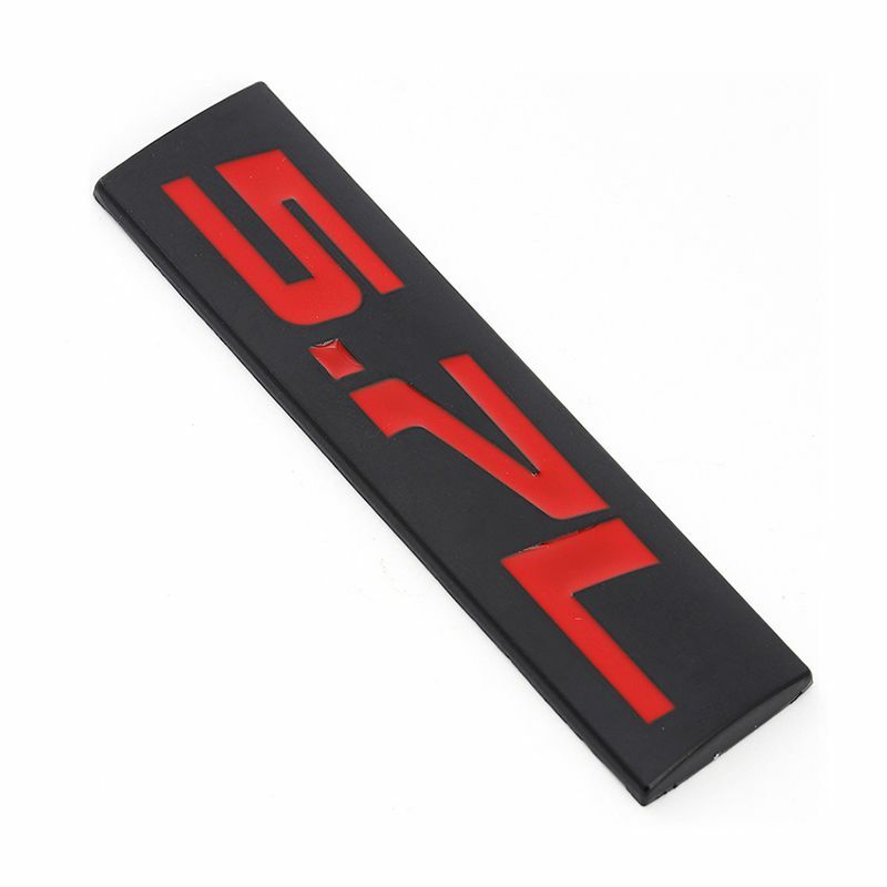 Car Displacement 5.7L Body Rear Emblem Side Badge Logo Decal Sticker ...