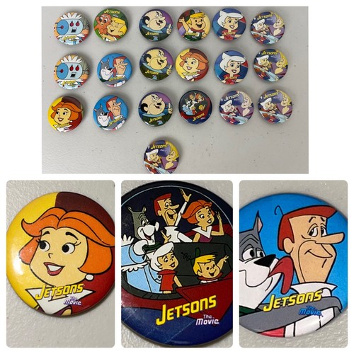 Vintage Jetsons The Movie 1 3/4" Pinback Button Pins Lot of 19pcs | eBay