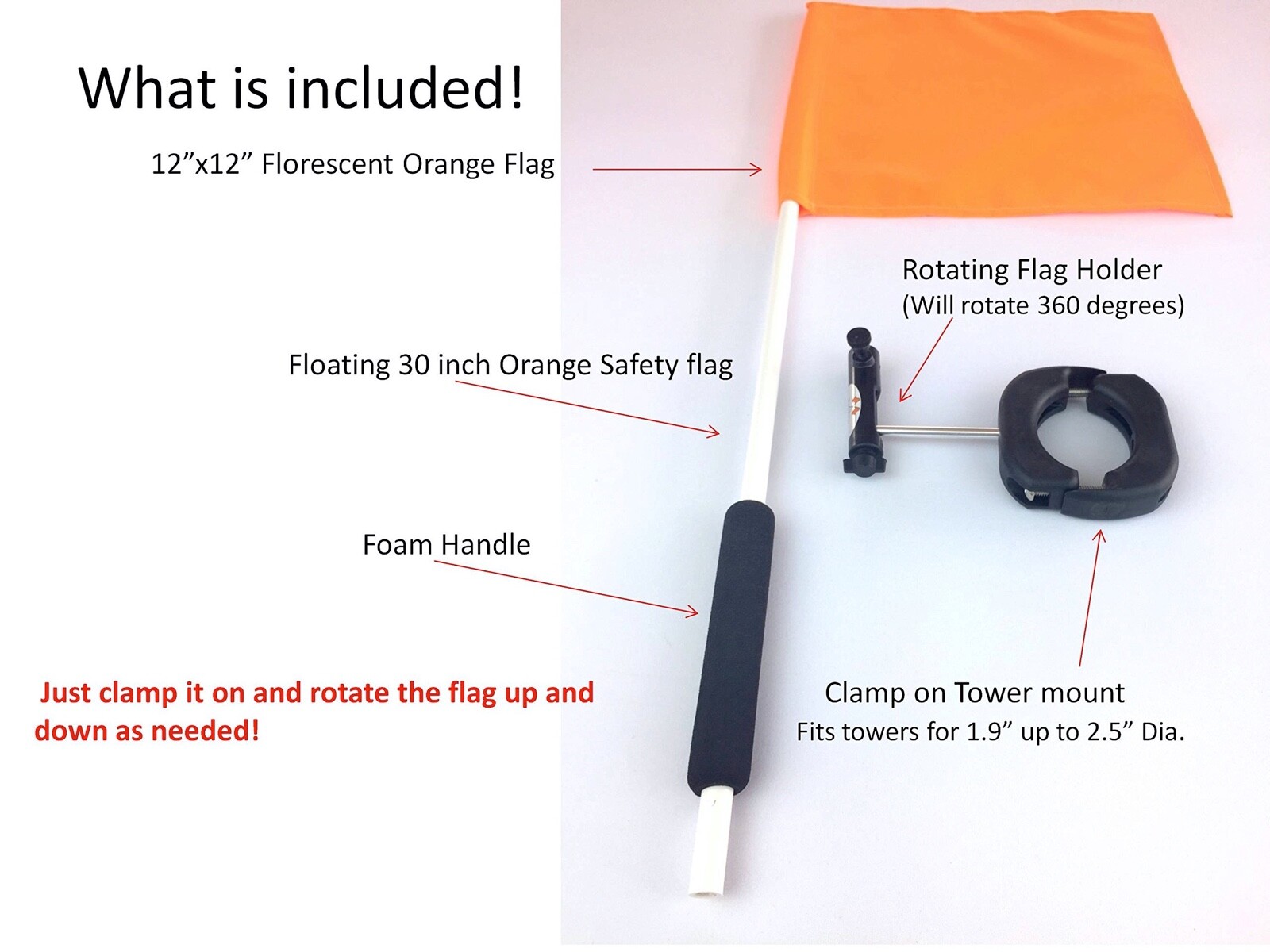 Wakeboard Tower Mount Flag Holder (It Rotates) | eBay