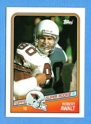 1988 Topps #255 Robert Awalt Super Rookie NM+ Phoenix Cardinals | eBay