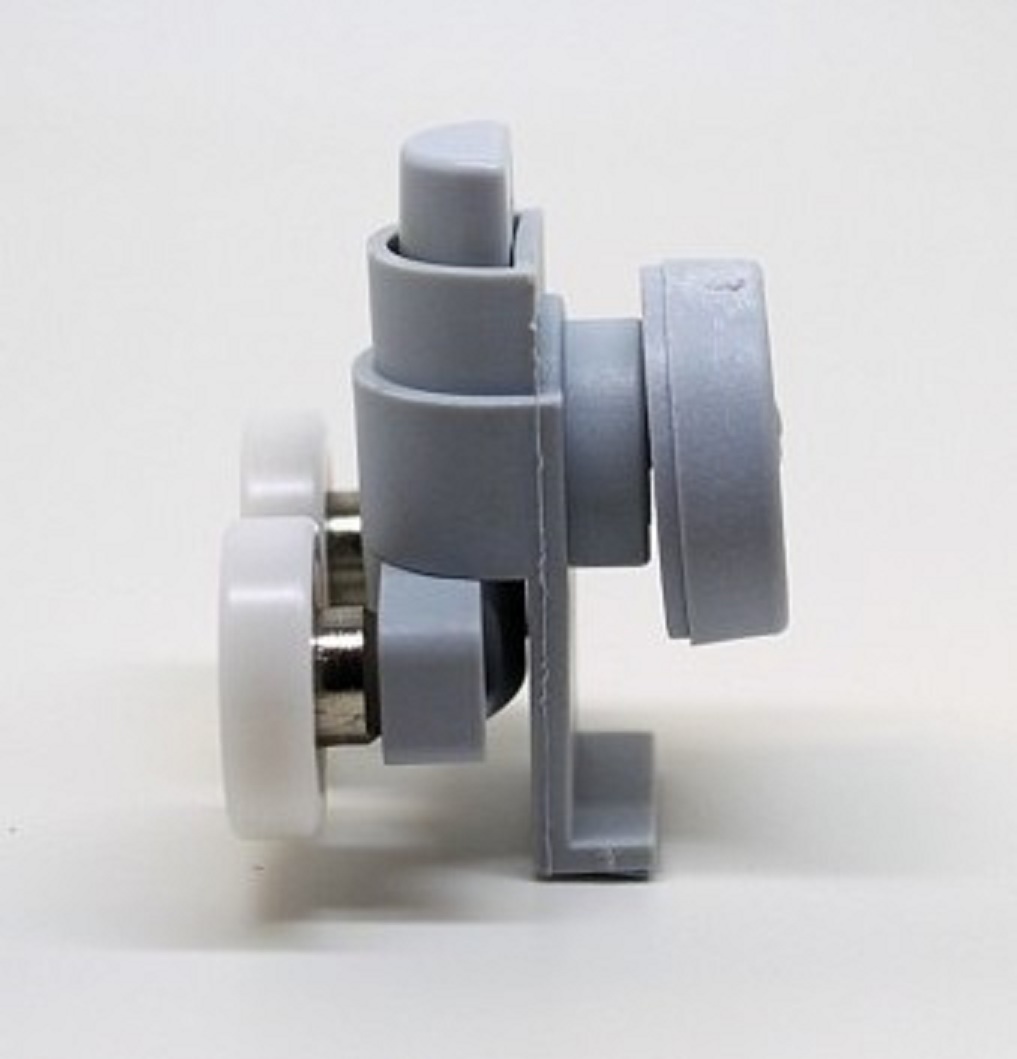 1 x Spare Shower Door Bottom Roller /Runners/Wheels/Rollers 21mm wheel ...