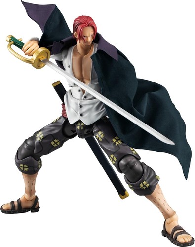 MegaHouse VARIABLE ACTION HEROES ONE PIECE SHANKS Ver.1.5 190mm Action ...