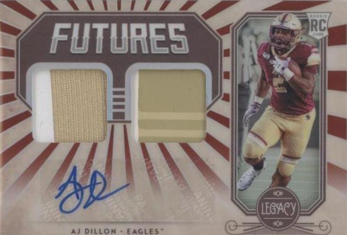 2020 Panini Legacy - Futures Dual Patch Autographs AJ Dillon #FD-AJ ...