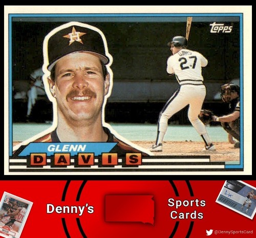 1989 Topps Big #89 Glenn Davis Houston Astros Baseball Card | eBay