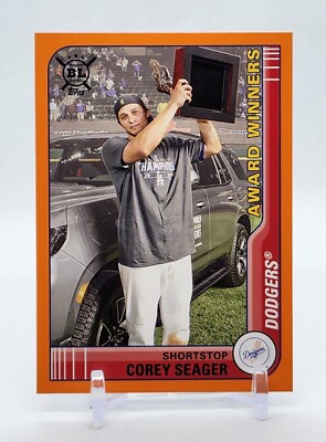 2021 Topps Big League Orange Parallel COREY SEAGER DODGERS | eBay