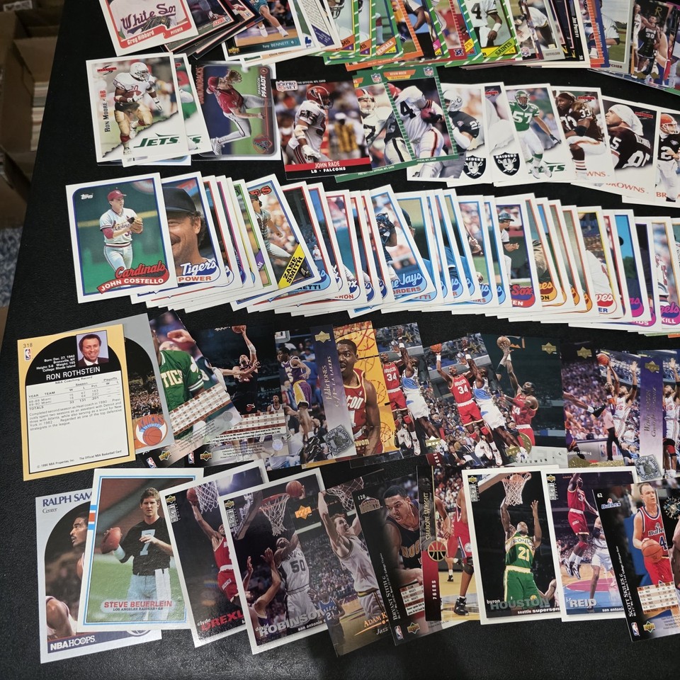 Huge Sports Card Lot - 5 LB Box - 1980s+ - Multi Sports - Hofs & More! | eBay