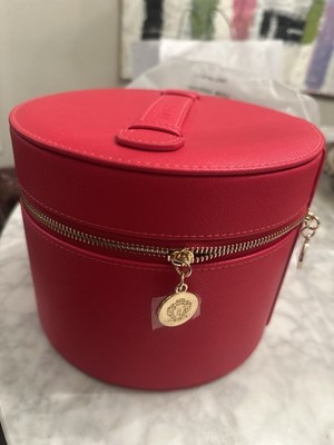 BOBBI BROWN Train Case Case With Red With Mirror Makeup Carrier NWOT | eBay
