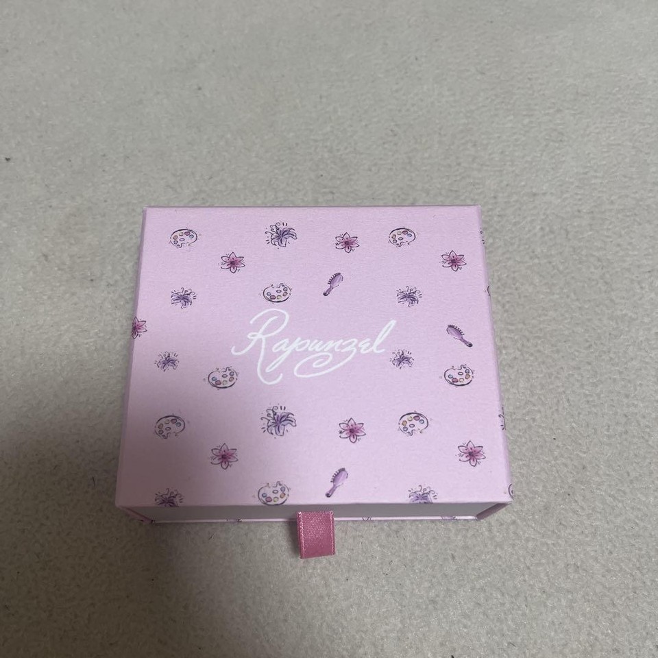 Disney Rapunzel Silver Pink Gold Necklace Cubic Zirconia 55cm | eBay