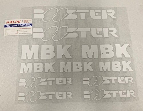 Series Stickers Compatible MBK Booster Spirit - White - 11 Pieces | eBay