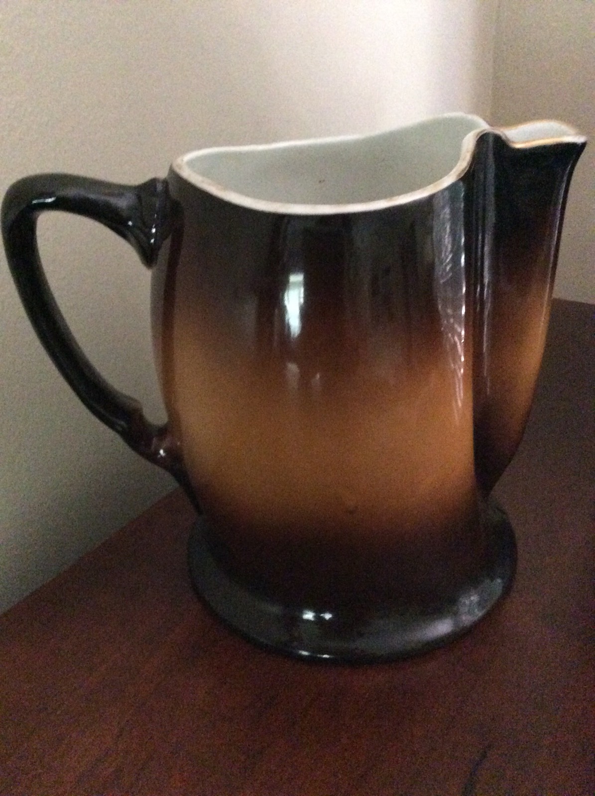 VINTAGE WARWICK IOGA FRIAR MONK LARGE PITCHER SEMI GLOSS....SIGNED! | eBay