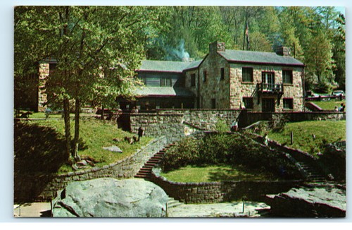 Babcock State Park Administration Building Vintage Postcard E68 | eBay