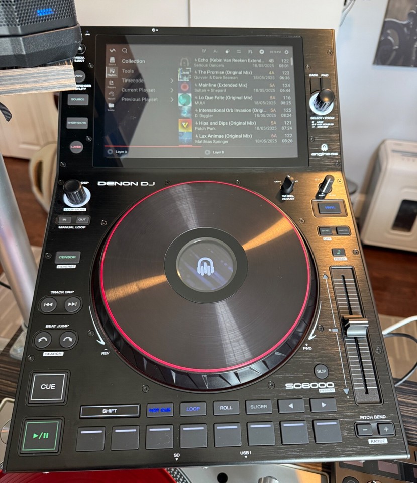 PAIR of Denon DJ SC6000 Prime DJ Media Players - with DeckSavers and ...