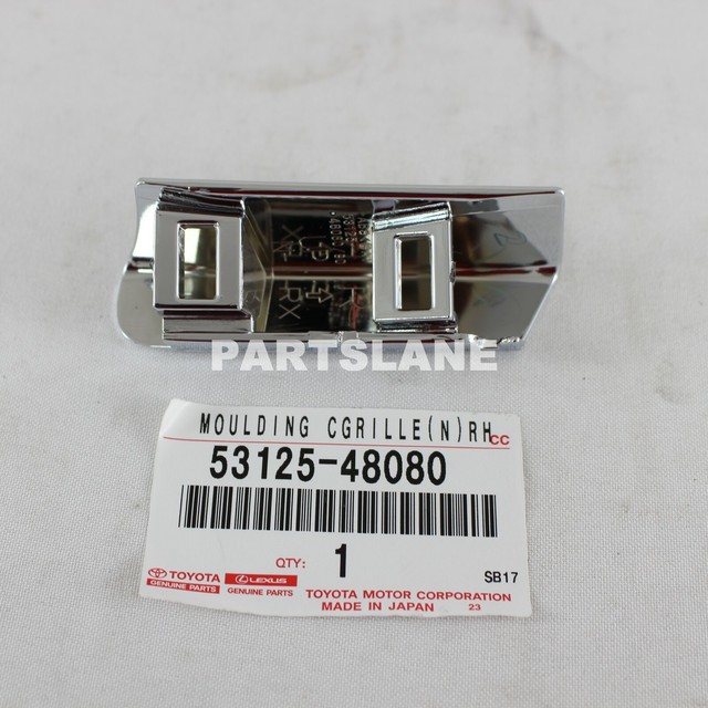 5312548080 Genuine Toyota Moulding Radiator Grille Center RH 53125 ...