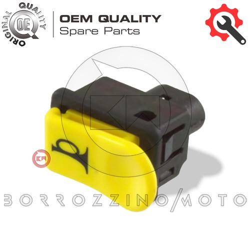 PULSANTE INTERRUTTORE CLACSON GIALLO PER PIAGGIO ZIP FAST RAIDER 50 ...