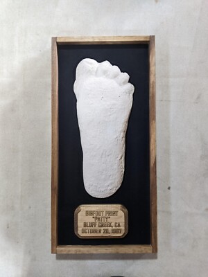 Bigfoot Patterson Patty Footprint Cast Display | eBay