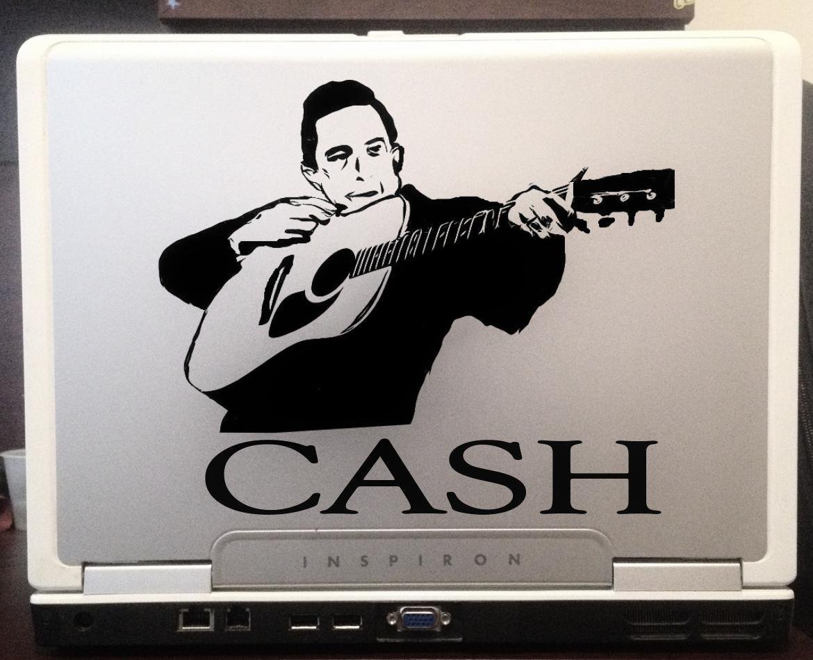 Johnny Cash Silhouette Wall Decals Silhouette Johnny Cash With Guitar