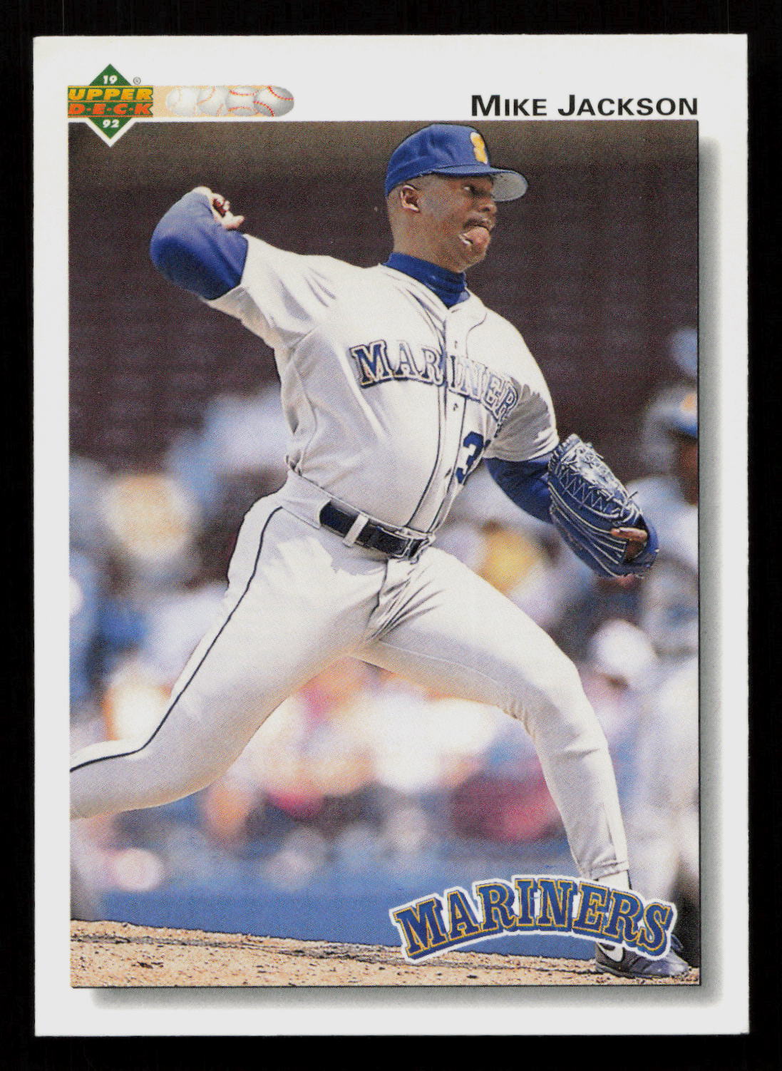 1992 Upper Deck Mike Jackson #593 Seattle Mariners Baseball Card | eBay