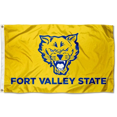 Fort Valley State Wildcats 3x5 ft College NCAA Name Yellow Flag ...