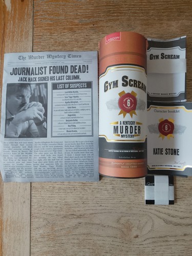 Gym Scream - Murder Mystery Dinner Game - Brand new 23332332809 | eBay UK